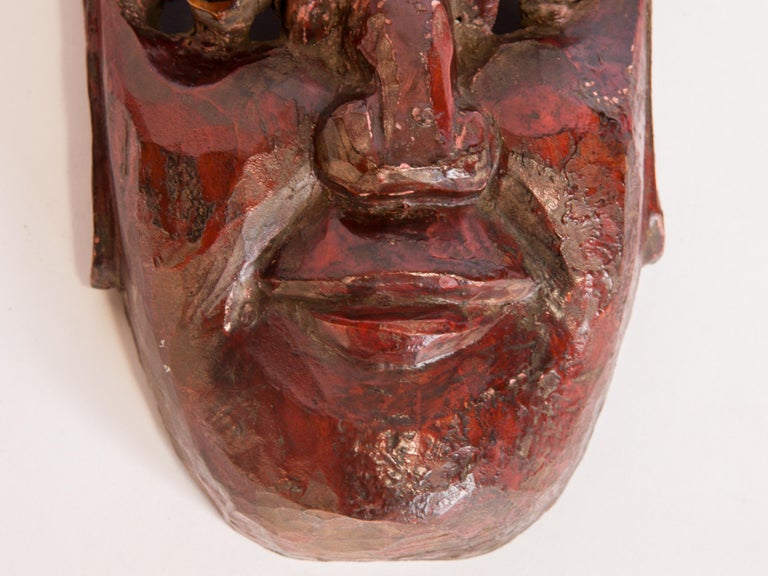 Vintage Nuo Theater Performance Mask Guizhou, South China, Mid-20th ...