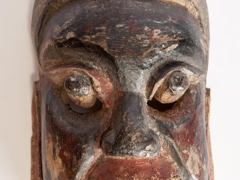 Vintage Nuo Theater Performance Mask Guizhou, South China, Mid-20th ...