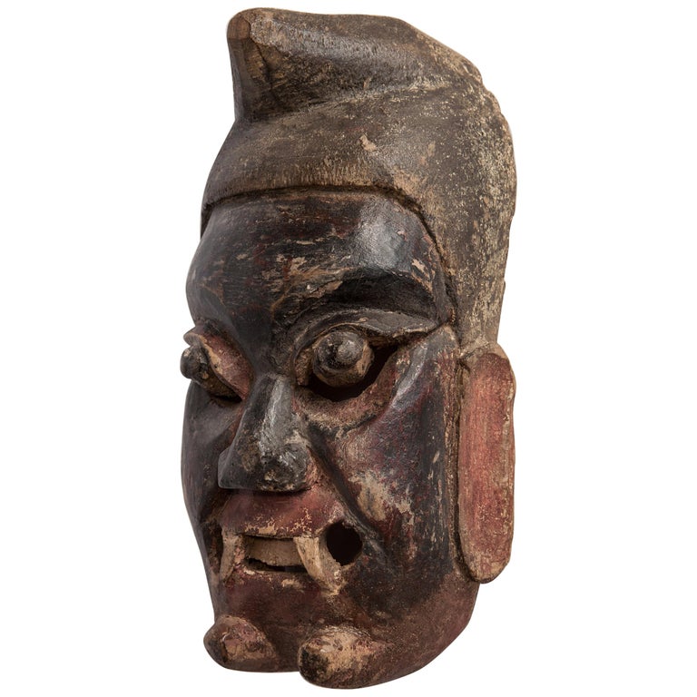 Vintage Nuo Theater Performance Mask Guizhou, South China, Mid-20th ...