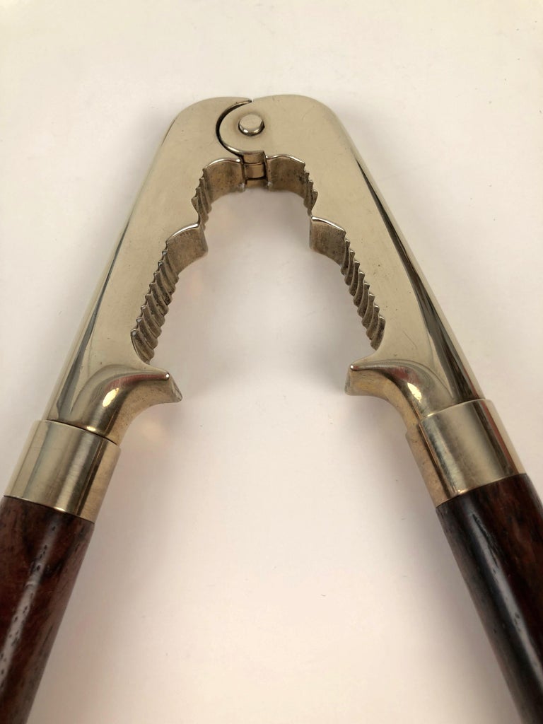 Vintage Nut Cracker, 1970s, Made in Massive Brass and Palisander For ...