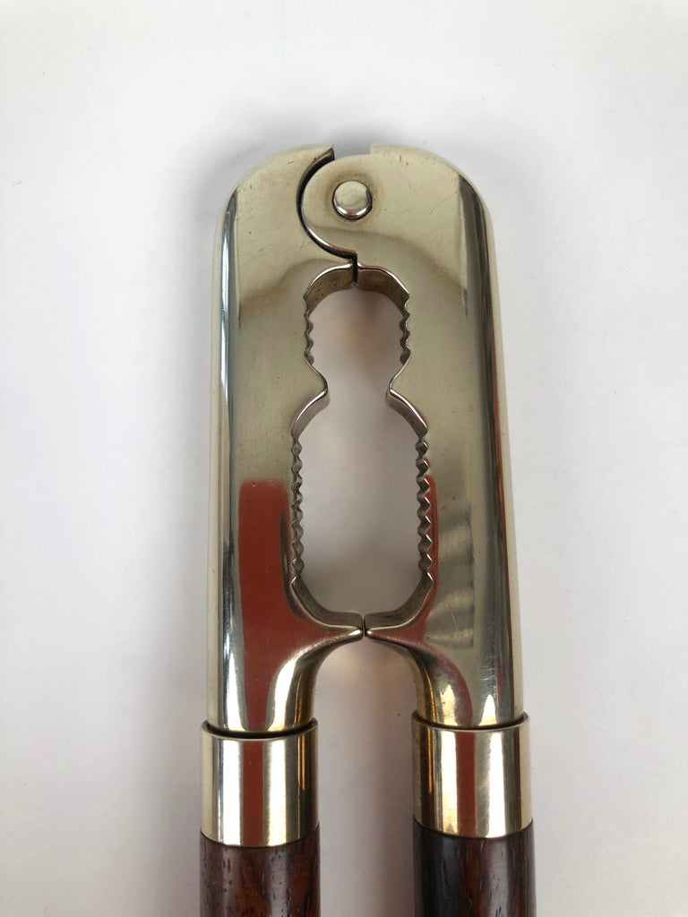 Vintage Nut Cracker, 1970s, Made in Massive Brass and Palisander For ...