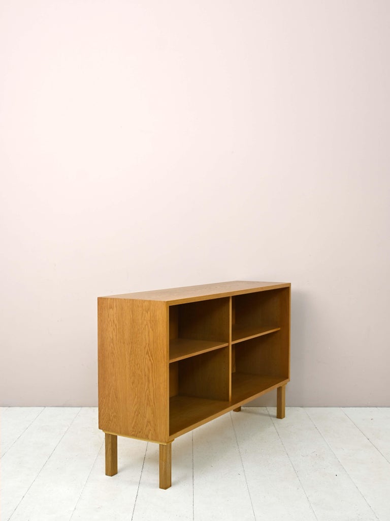 Vintage Oak Bookcase For Sale at 1stDibs