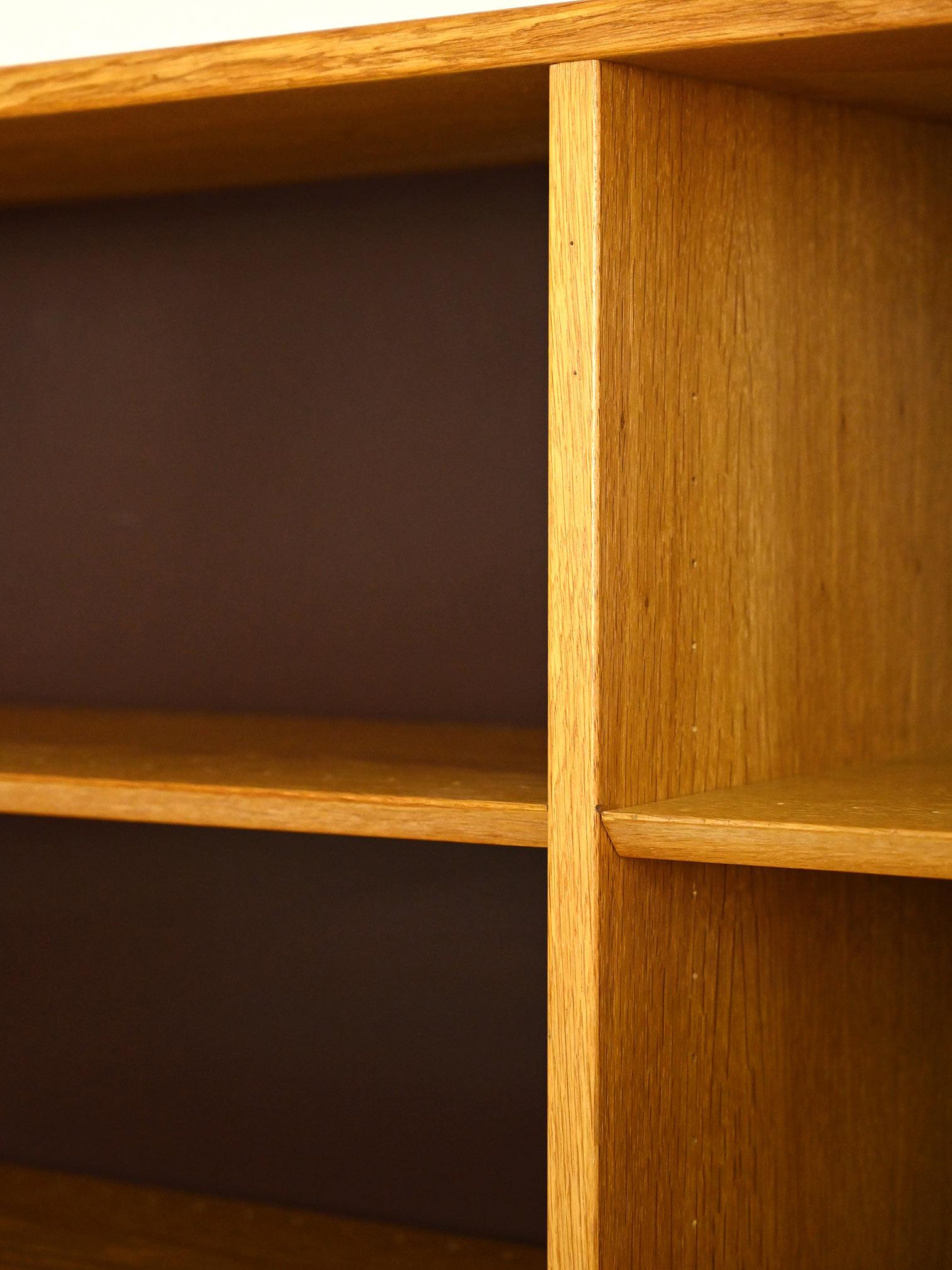 Vintage Oak Bookcase For Sale at 1stDibs