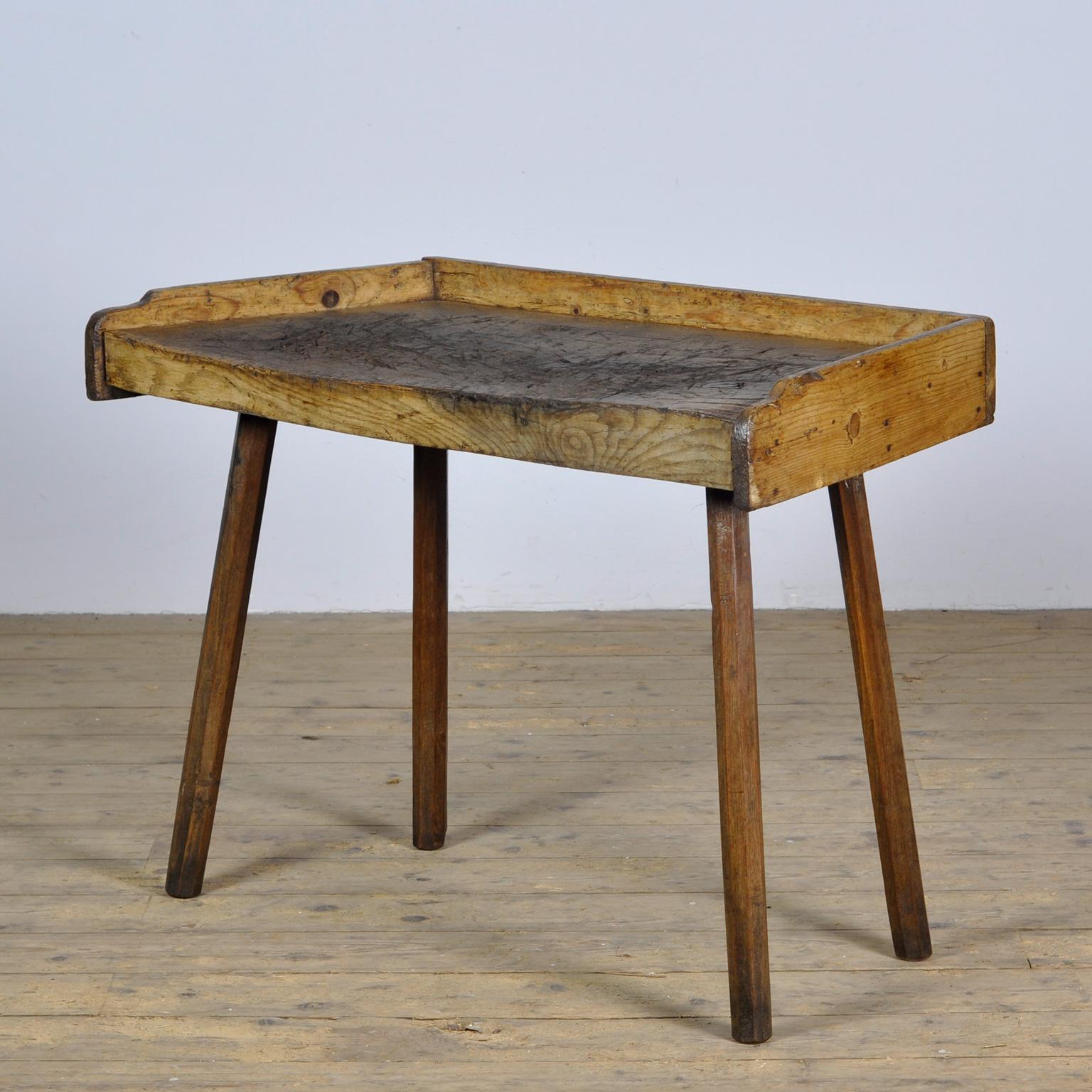 Vintage Oak Butcher's Table / Farmtable, 1930s For Sale at 1stDibs ...