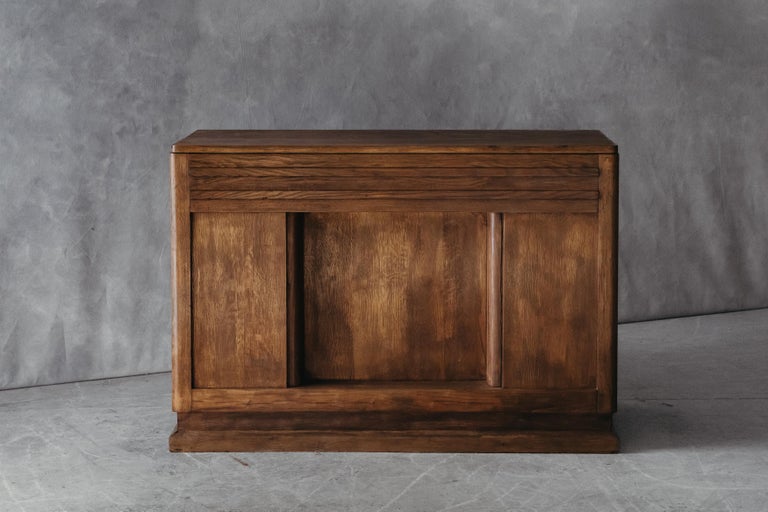 Vintage Oak Deco Bar From France, Circa 1950 at 1stDibs