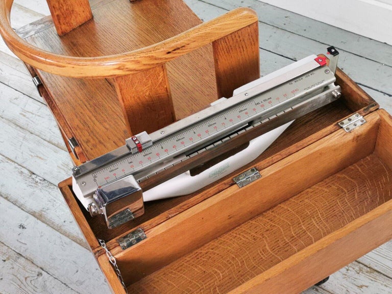 Vintage Oak Jockey Weighing Scales for Horse Racing For Sale at 1stDibs