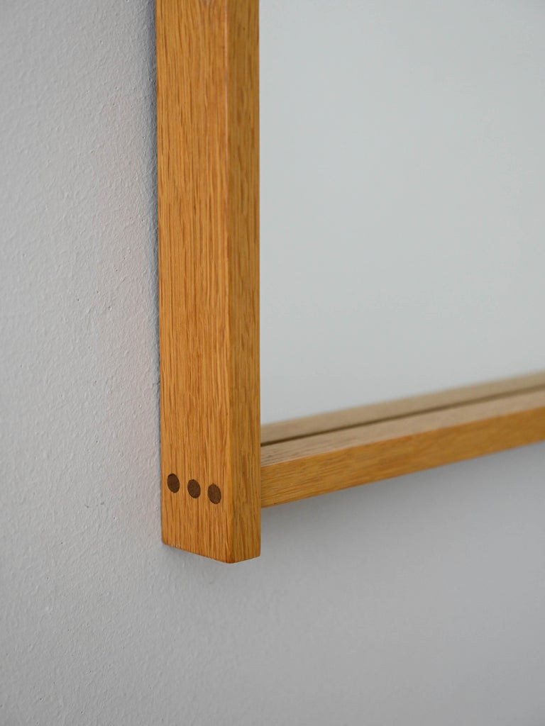 Vintage Oak Mirror For Sale at 1stDibs