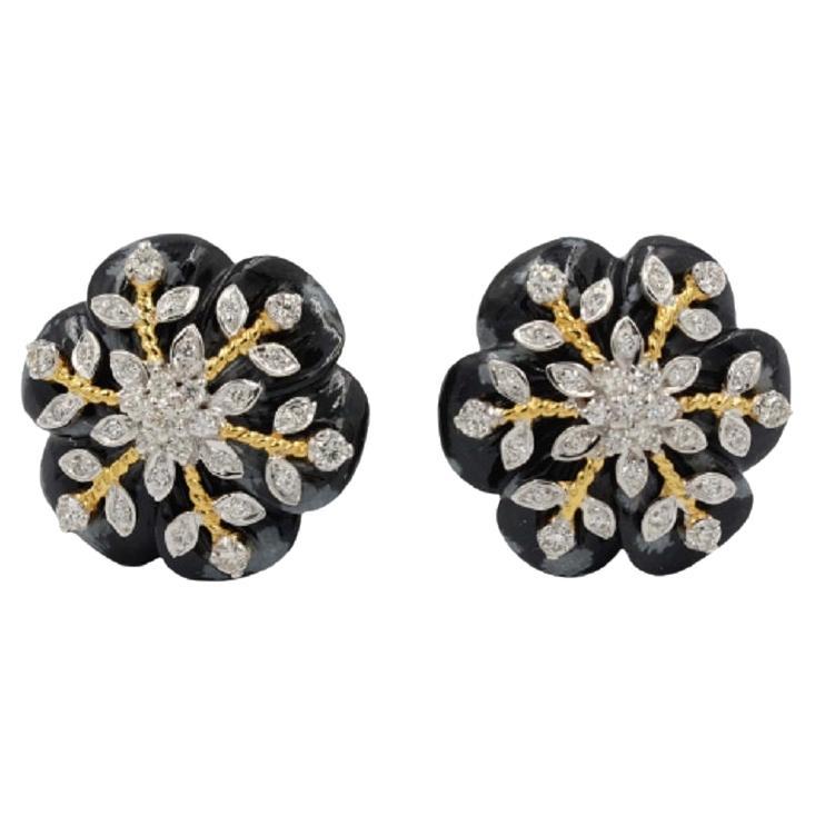 FABERGÉ Obsidian Diamond Eyes Seated Hippo at 1stDibs