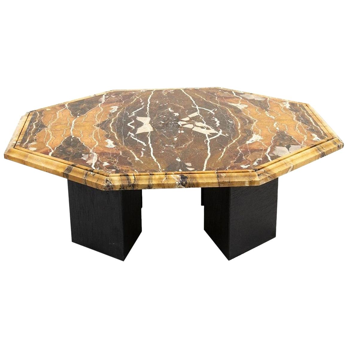 Octagonal Marble Table - 48 For Sale on 1stDibs