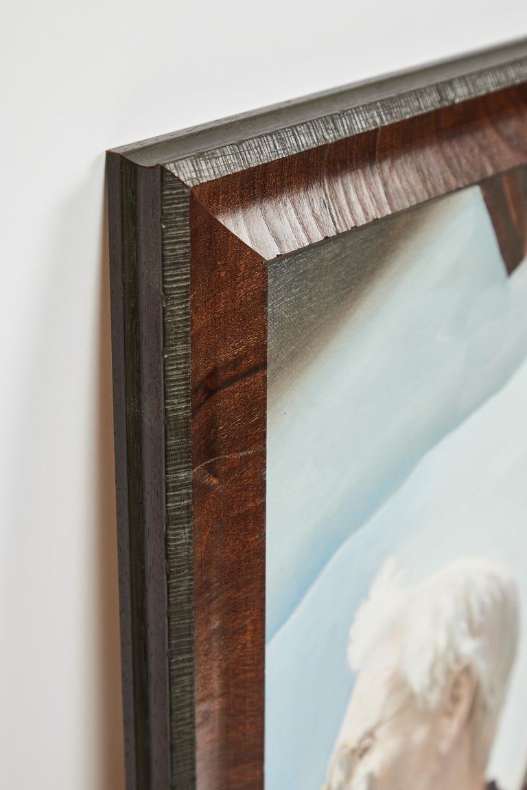 Vintage Oil Painting of a Man Holding a Rake For Sale at 1stDibs | rake ...