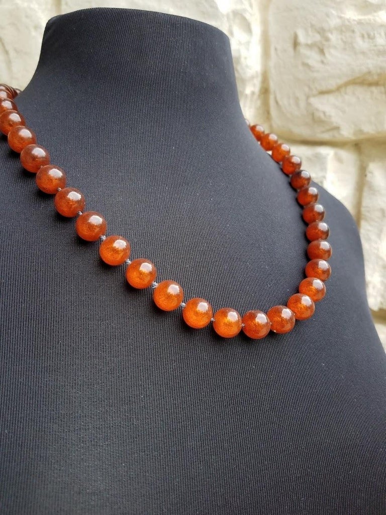 Vintage Old Baltic Amber Necklace at 1stDibs