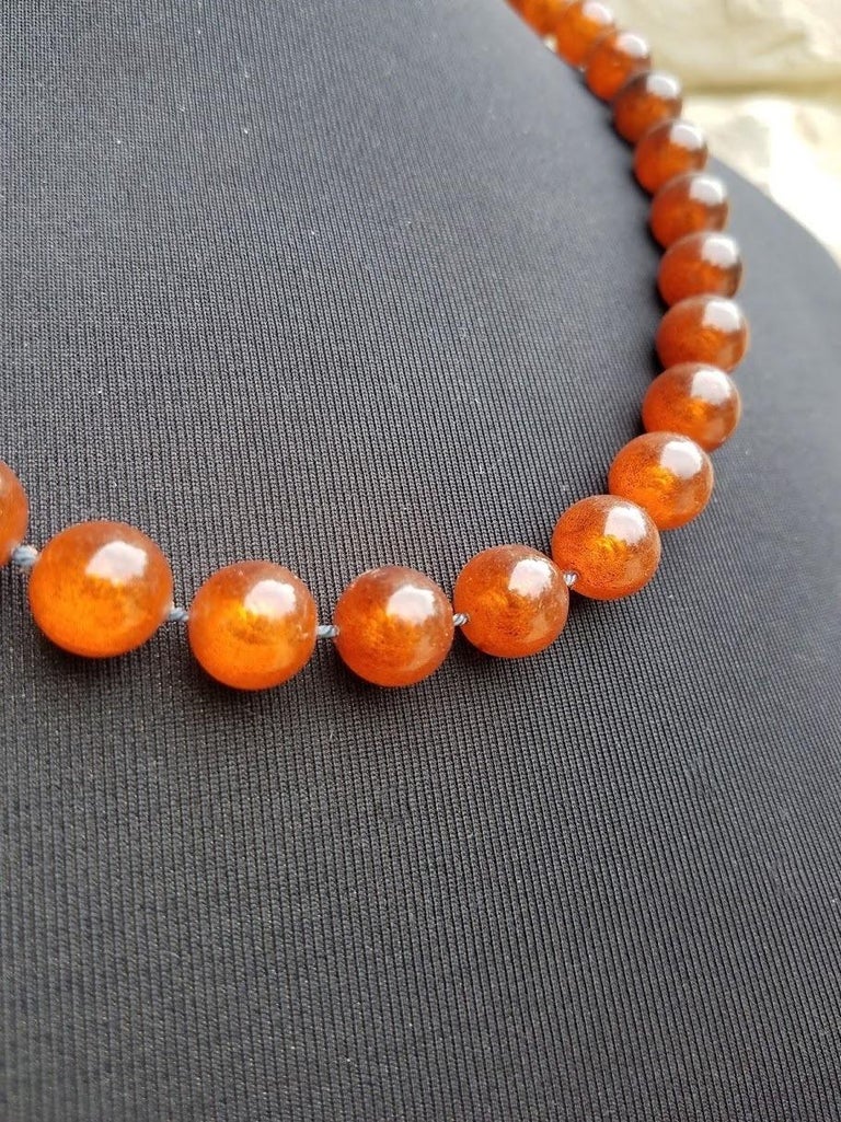 Vintage Old Baltic Amber Necklace at 1stDibs