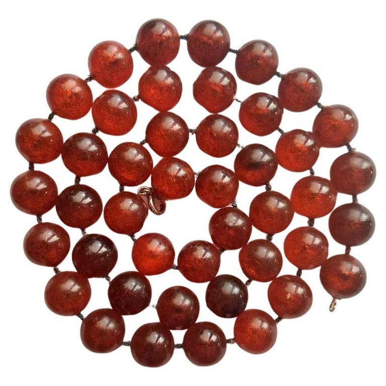 Vintage Old Baltic Amber Necklace at 1stDibs