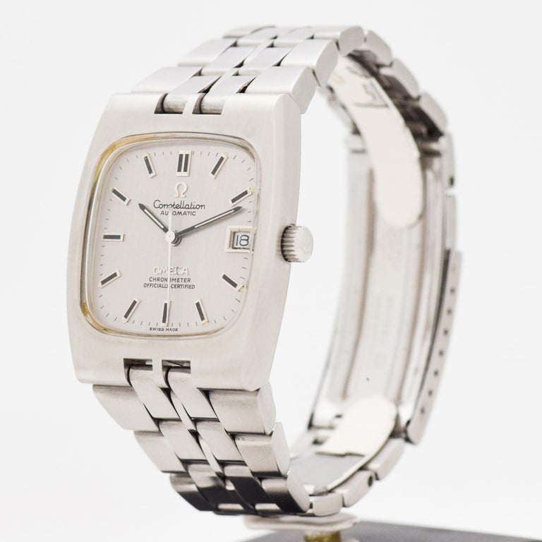 Vintage Omega Constellation Stainless Steel Watch, 1973 For Sale at 1stDibs