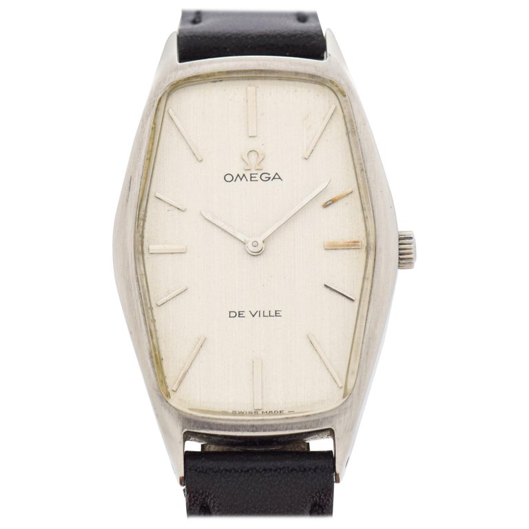 Vintage Omega Deville Hexagonal Watch in Stainless Steel, 1969 at ...