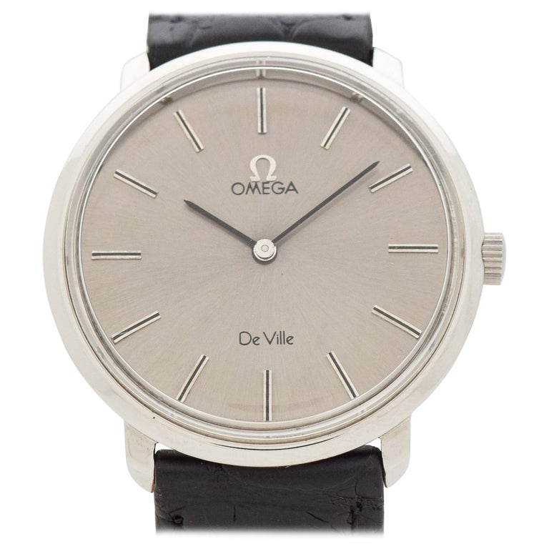 Vintage Omega Deville Stainless Steel Watch, 1971 For Sale at 1stDibs ...