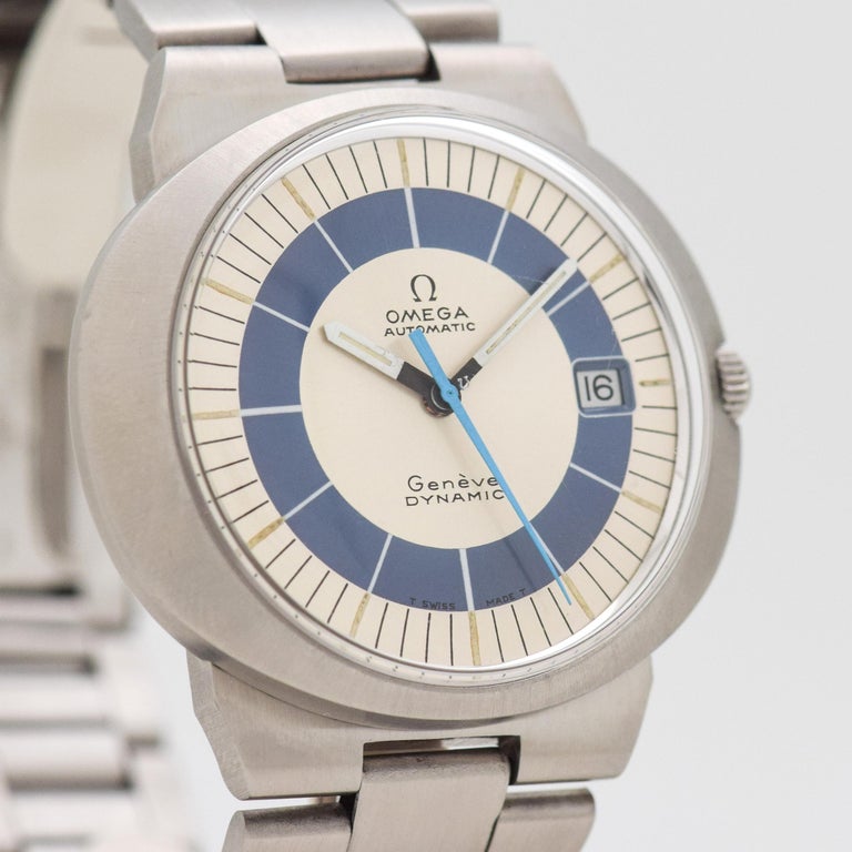 Vintage Omega Dynamic Stainless Steel Watch, 1969 at 1stDibs