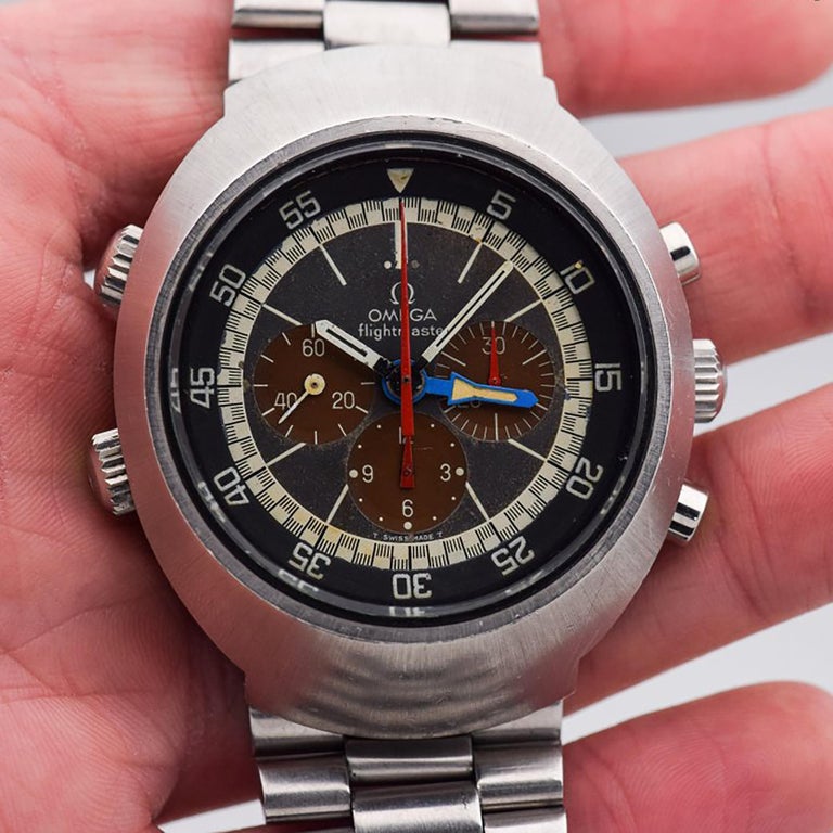 Vintage Omega Flightmaster Stainless Steel Watch, 1970 For Sale at ...