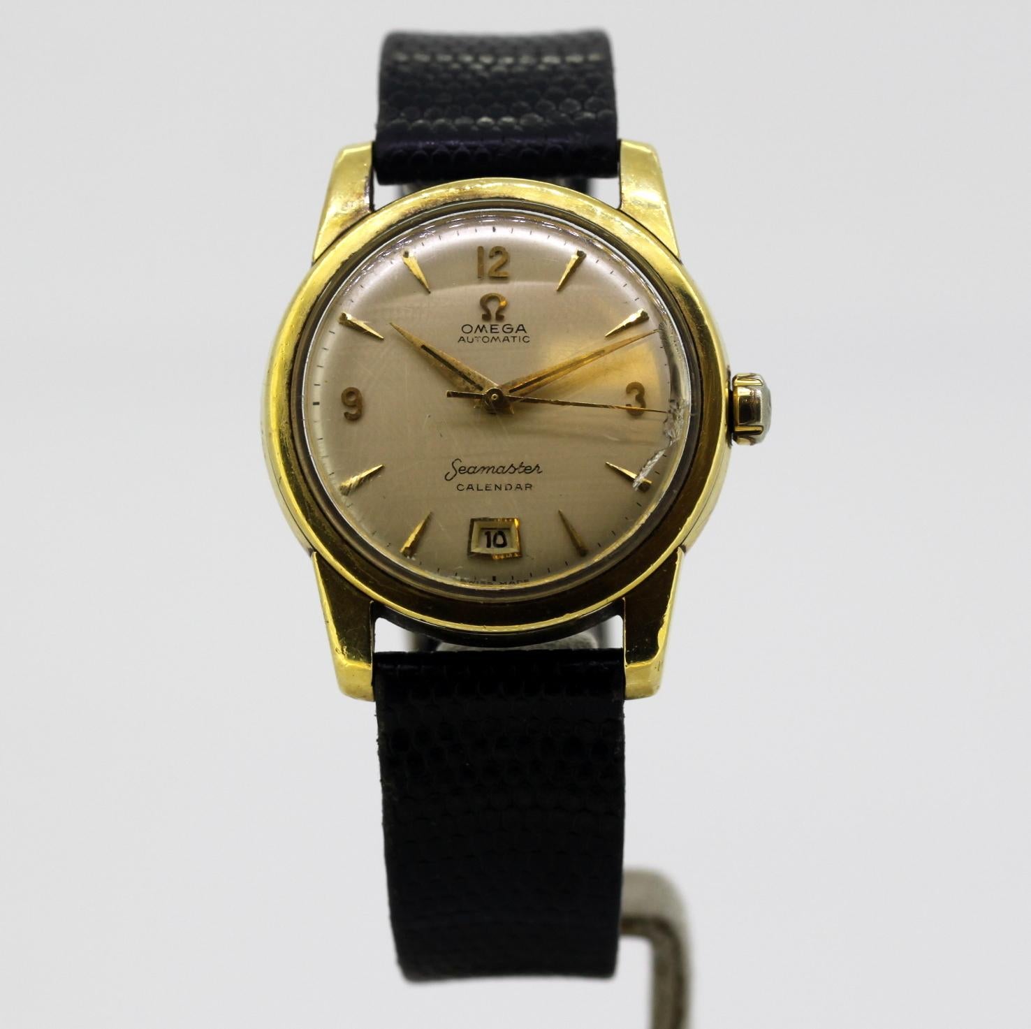 Vintage Omega Seamaster Calendar Automatic Men’s Wristwatch, circa ...
