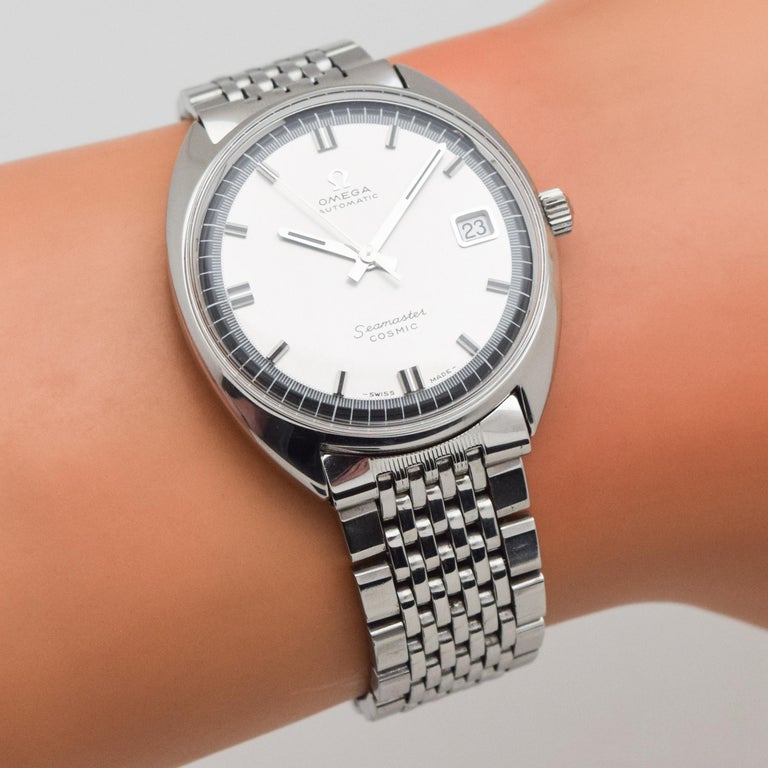 Vintage Omega Seamaster Cosmic Stainless Steel Watch, 1968 at 1stDibs ...