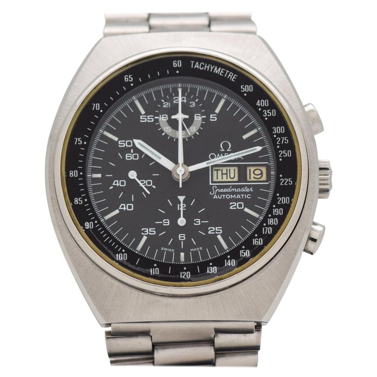 Vintage Omega Speedmaster Automatic Mark 4.5 Stainless Steel Watch ...