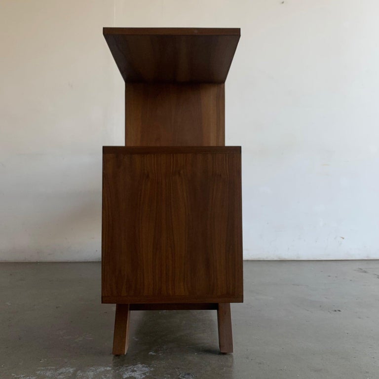 Vintage on Point Two Tier Bookshelf For Sale at 1stDibs