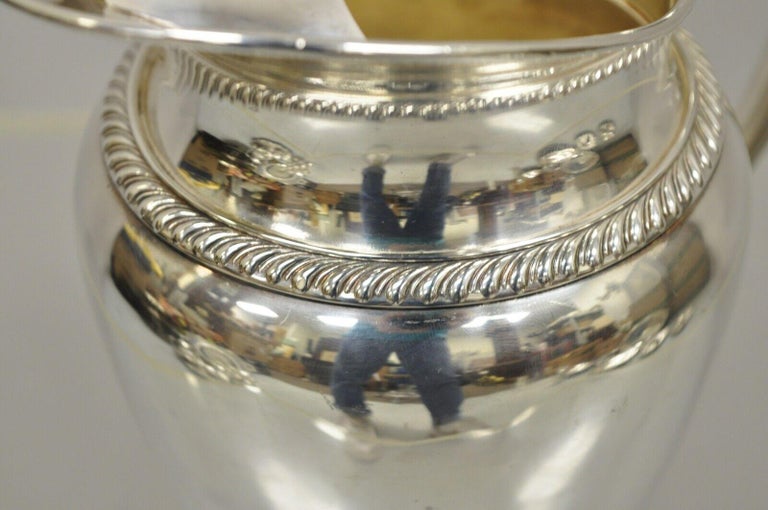 Vintage Oneida LTD Fiesta Silver Plate Regency Style Water Pitcher For ...