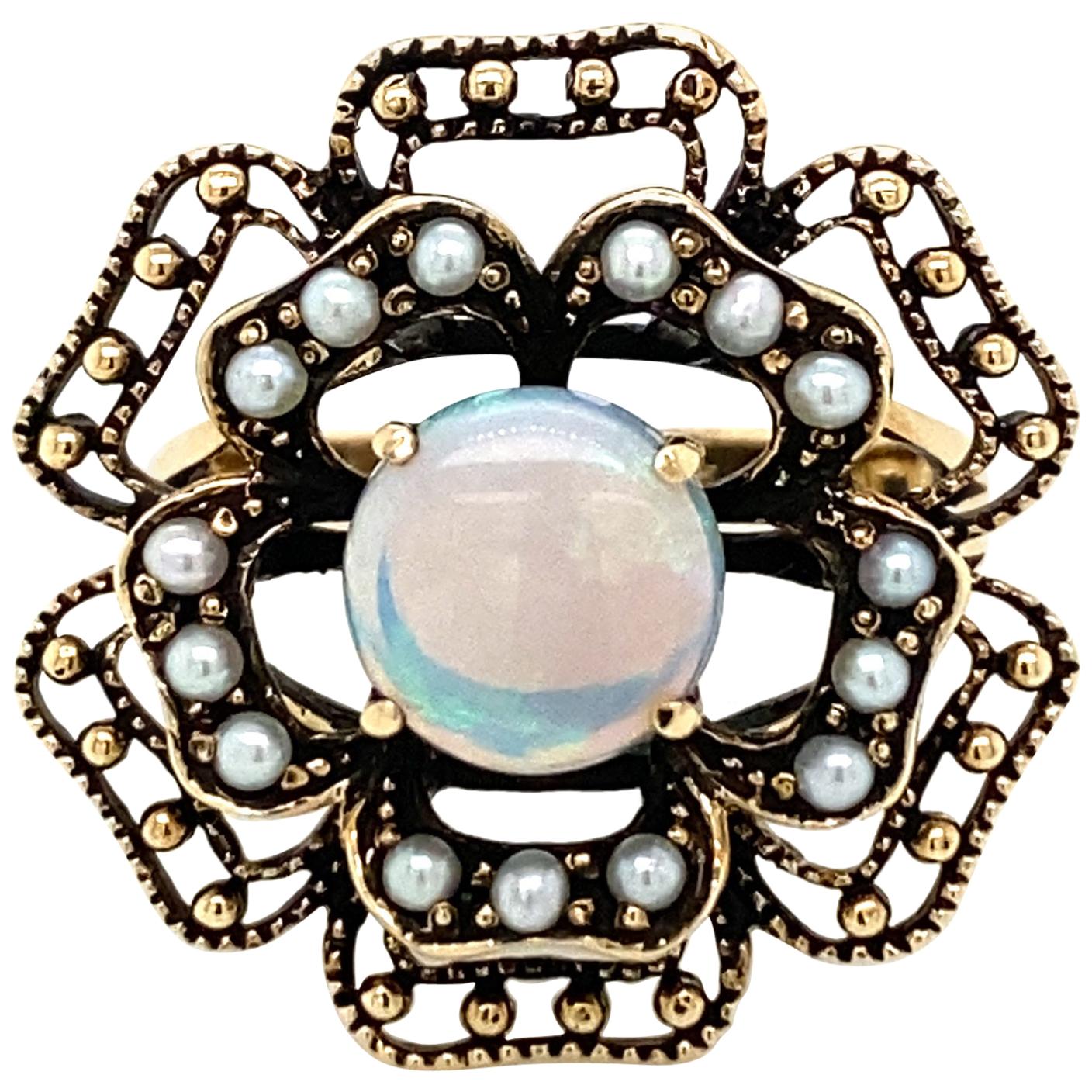 Torrini Italian Diamonds Flower Ring at 1stDibs