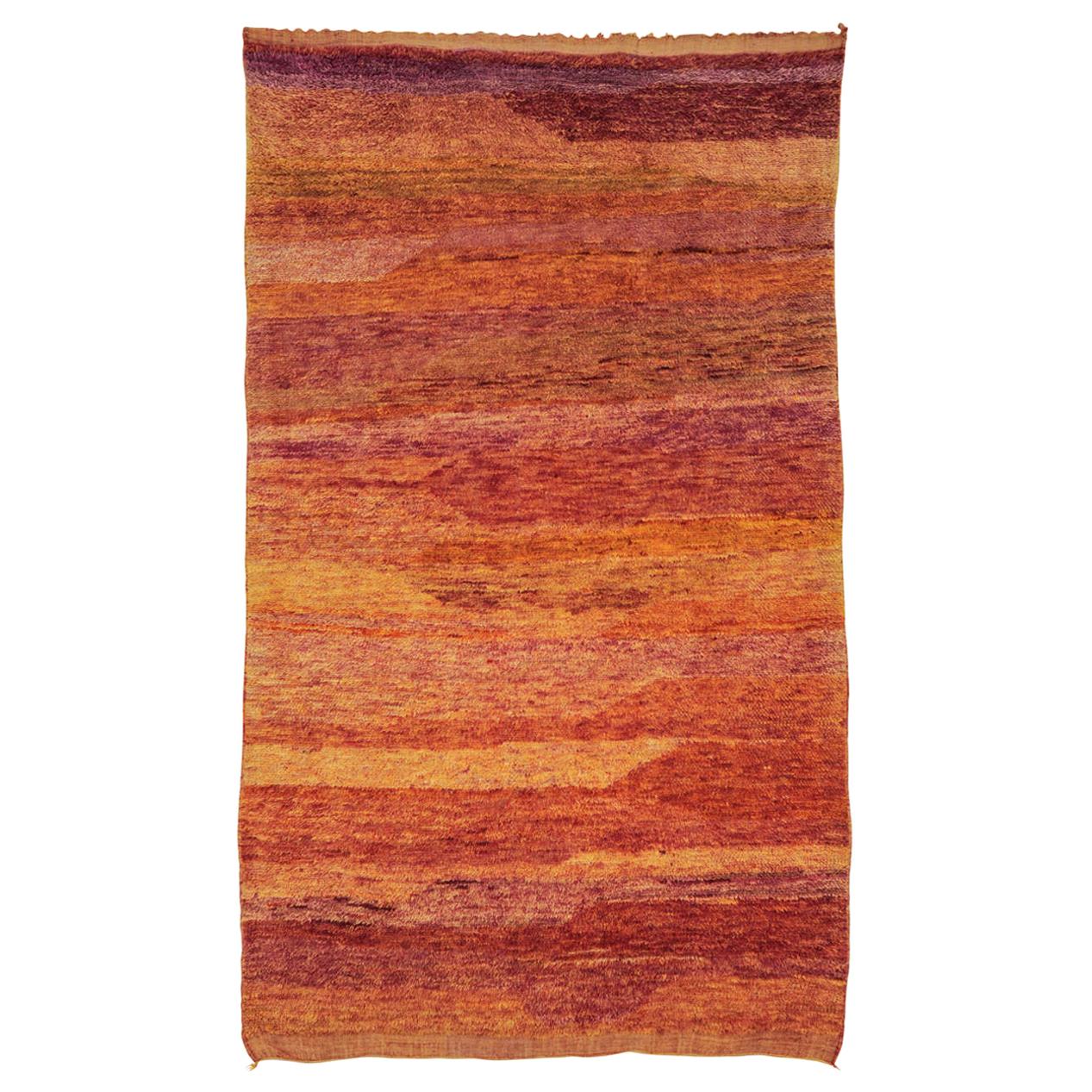 Open Field Vintage Berber Carpet at 1stDibs