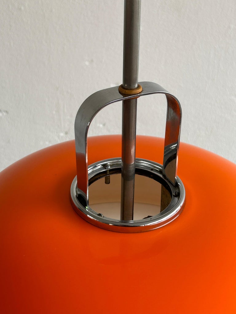 Vintage Orange 'Medusa' Mid Century Floor Lamp, Meblo for Harvey ...