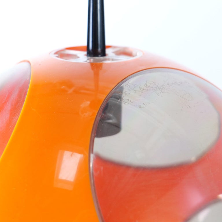 Vintage Orange Space Age Ceiling Lamp by Massive Lighting Style of ...