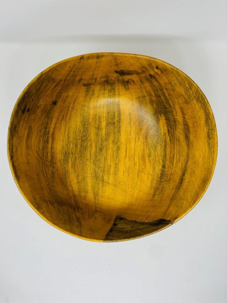 Vintage Original Mid-Century David Auld Hand Carved Wooden Bowl For ...