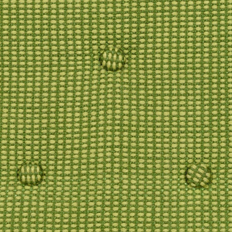 Vintage Original Two-Tone Green Tweed Tufted Lounge Chairs by Selig ...