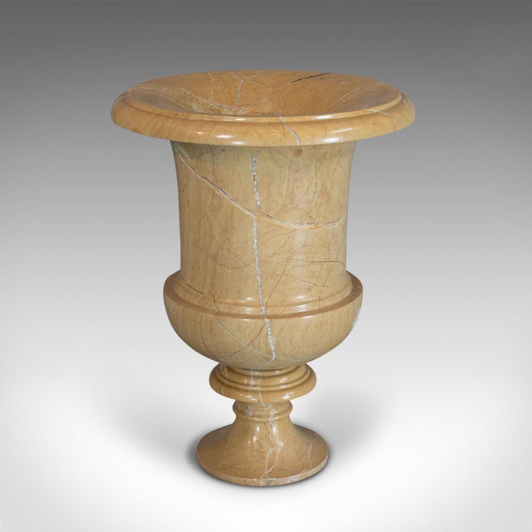 Vintage Ornamental Baluster Urn, English, Golden Pearl Marble ...