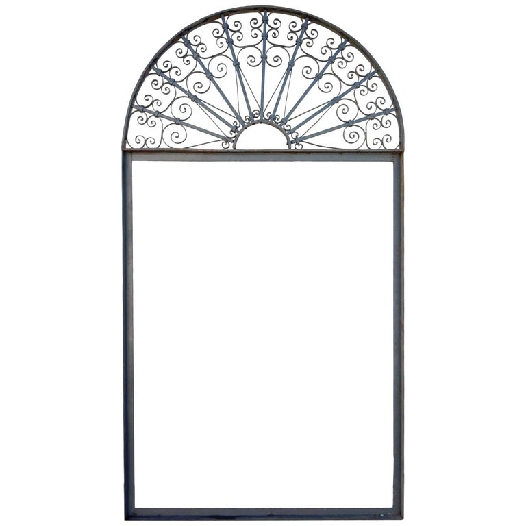 Vintage Ornate Wrought Iron Door Arch Frame Patio Garden Element For ...