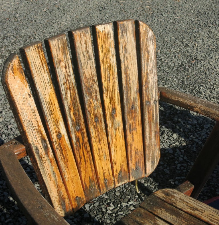 Vintage Outdoor Chairs "Taj" Style American Craftsman at 1stDibs