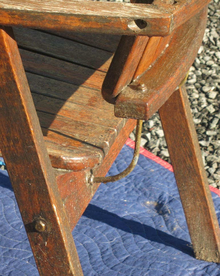 Vintage Outdoor Chairs "Taj" Style American Craftsman at 1stDibs