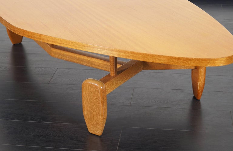 Vintage "Outrigger" Floating Top Coffee Table by John Keal at 1stDibs