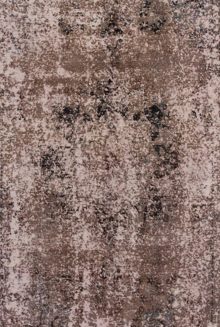 Vintage Overdyed Rug For Sale at 1stDibs