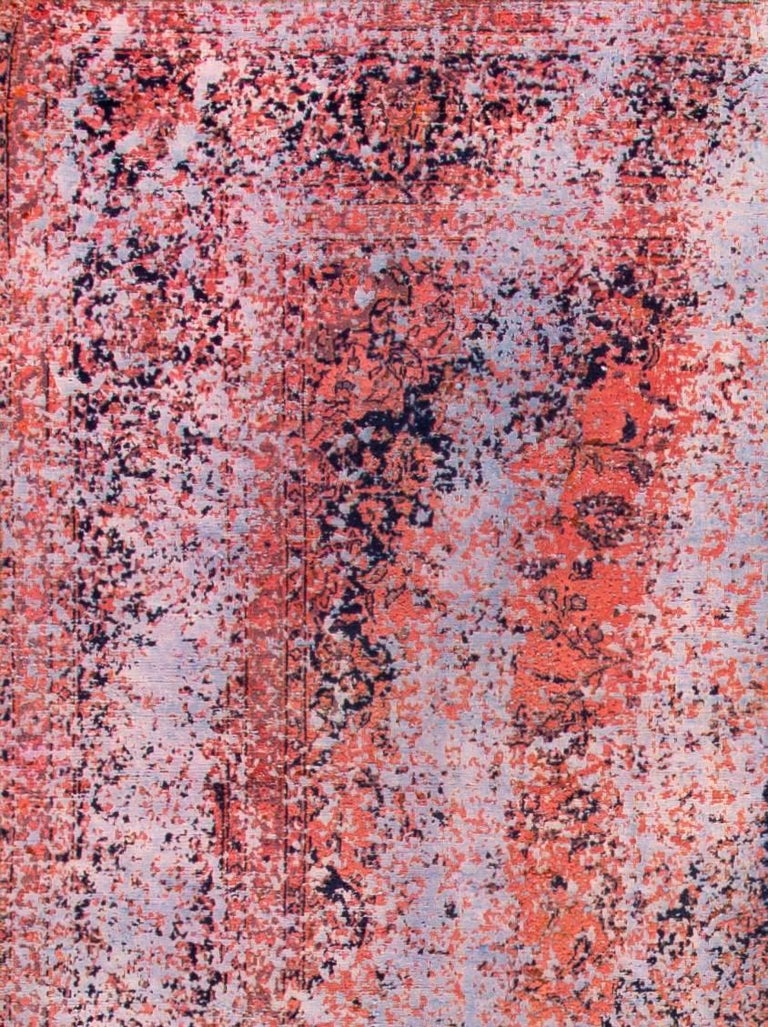 Vintage Overdyed Rug For Sale at 1stDibs