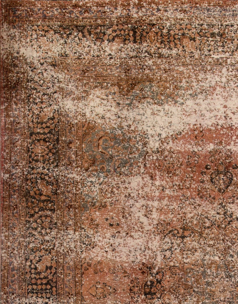 Vintage Overdyed Rug For Sale at 1stDibs