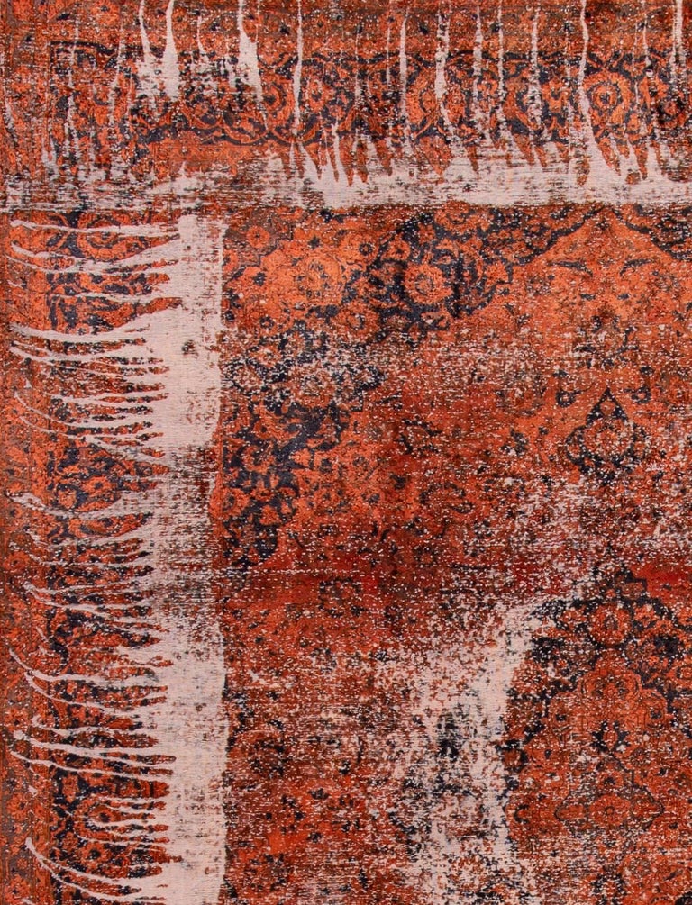 Vintage Overdyed Rug For Sale at 1stDibs