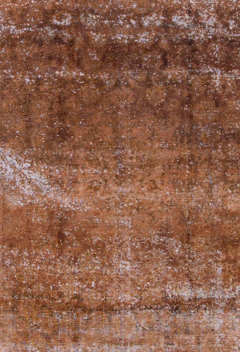 Vintage Overdyed Rug For Sale at 1stDibs