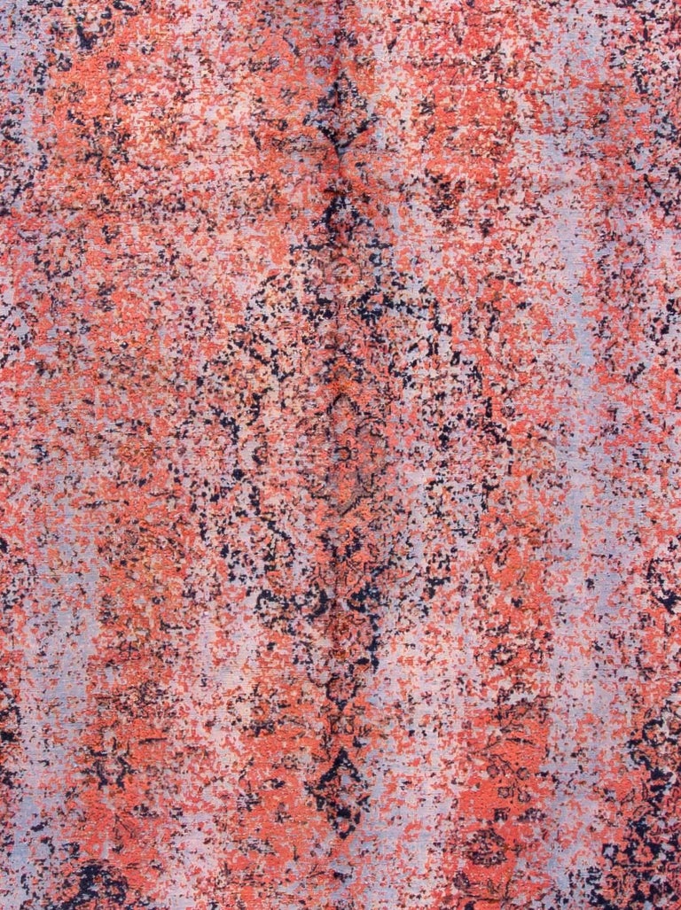 Vintage Overdyed Rug For Sale at 1stDibs