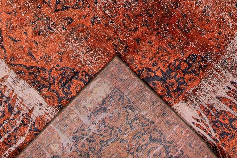 Vintage Overdyed Rug For Sale at 1stDibs