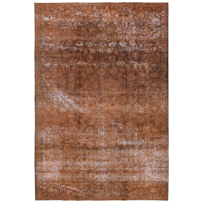 Vintage Overdyed Rug For Sale at 1stDibs