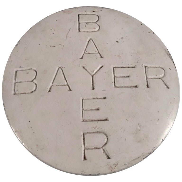 Vintage Oversized Bayer Aspirin Pill in Plaster at 1stDibs | bayer pill ...