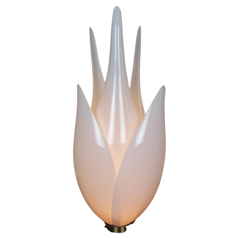 Vintage Oversized "Tulip" Lamp by Roger Rougier For Sale at 1stDibs