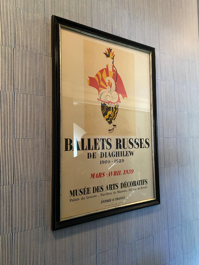 Vintage Pablo Picasso "Ballets Russes" Exhibition Poster, France 1939 ...