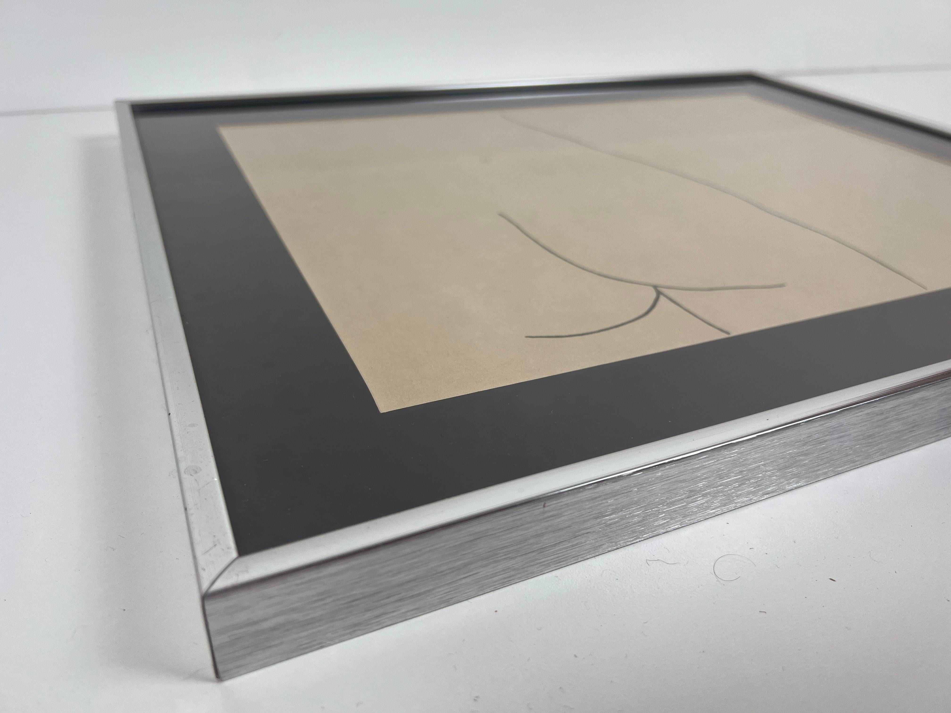 Vintage Pablo Picasso Femme Buttocks Lithograph, Framed at 1stDibs